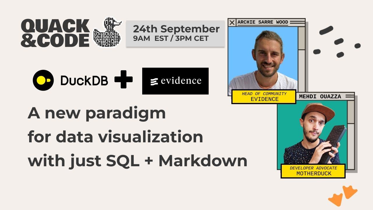 A new paradigm for data visualization with just SQL + Markdown | MotherDuck