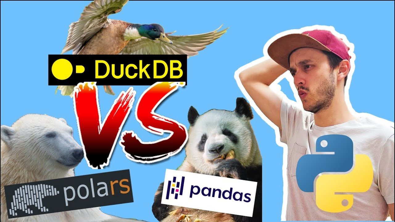 DuckDB vs Pandas vs Polars For Python devs | MotherDuck
